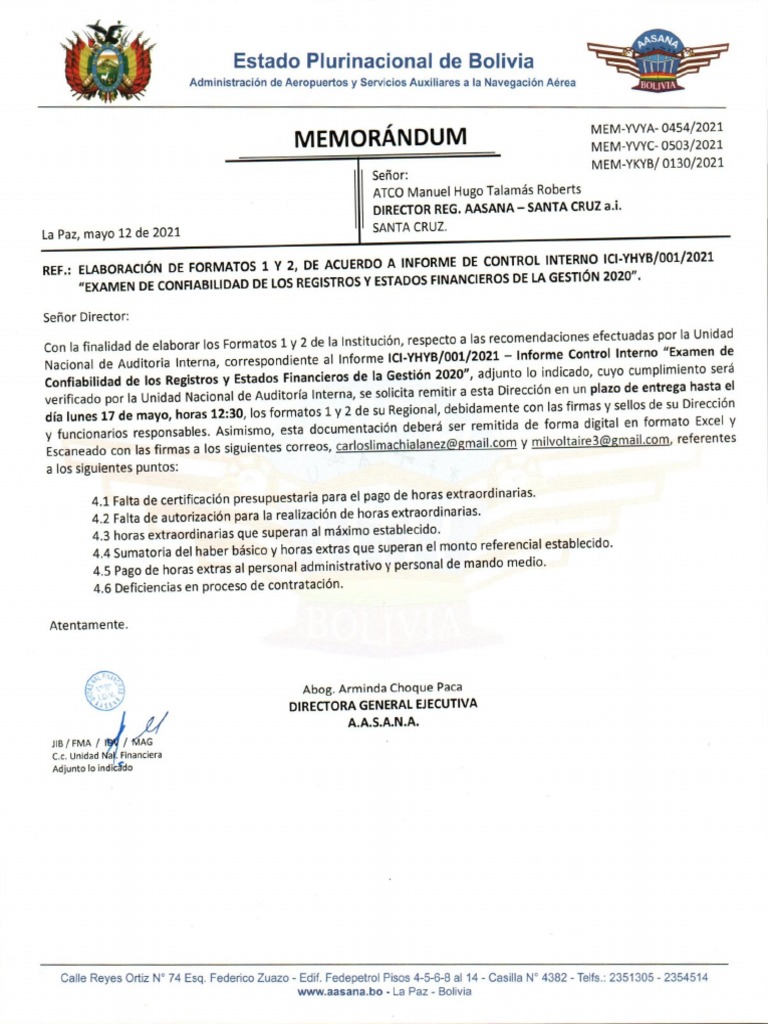 Memorandum Regionales (Elaboracion de Formato 1 y 2) PDF | PDF