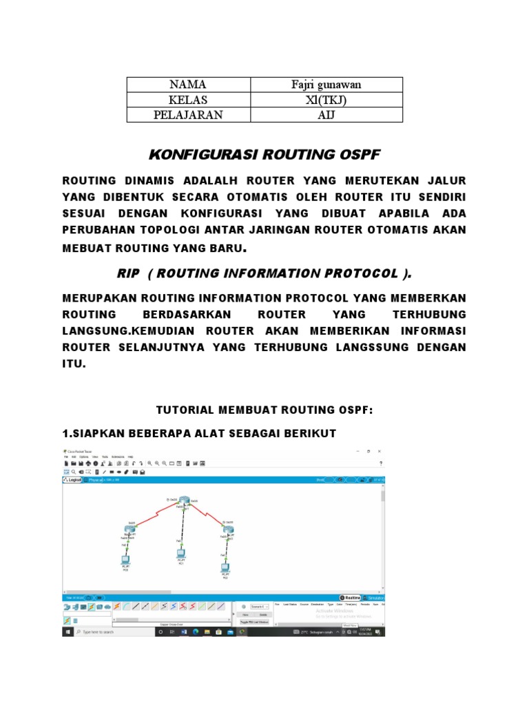 Laporan Aij Aji Gunawan | PDF | Komputer