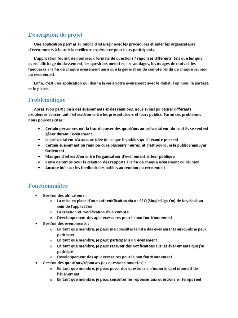 Fiche PFE | PDF | Informatique