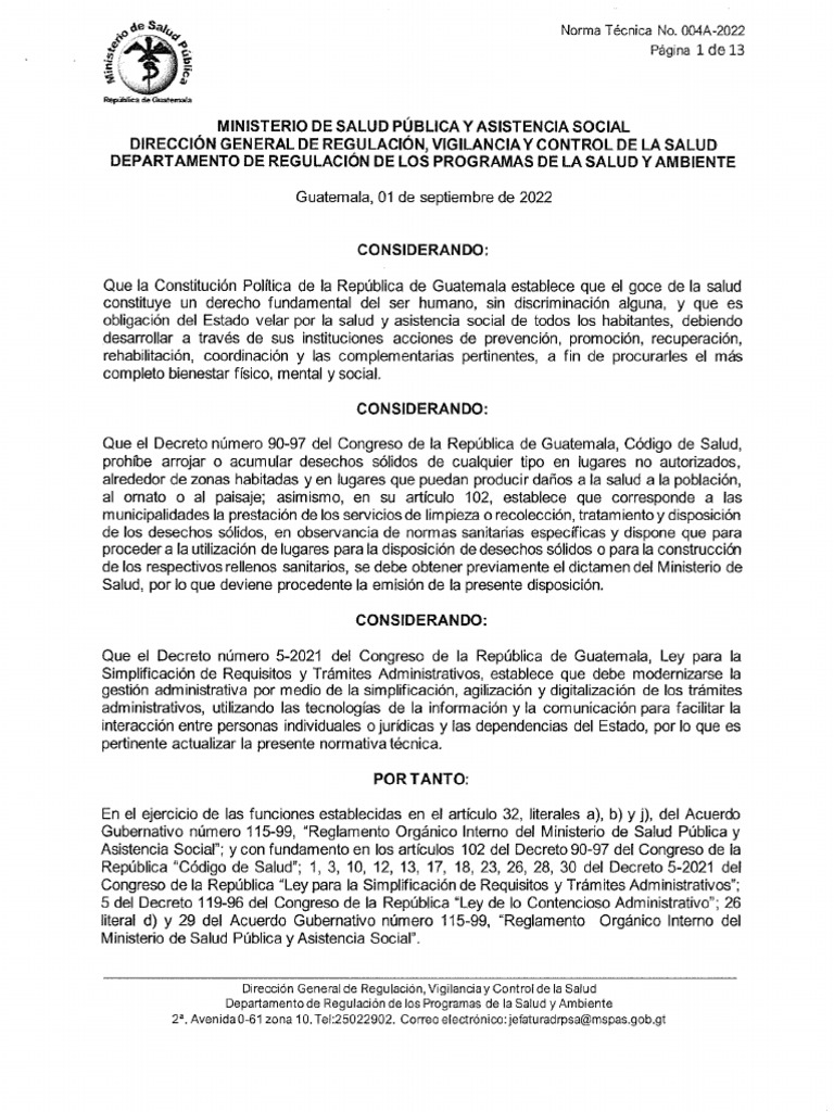 NT DRPSA 004A 2022 PDF | PDF