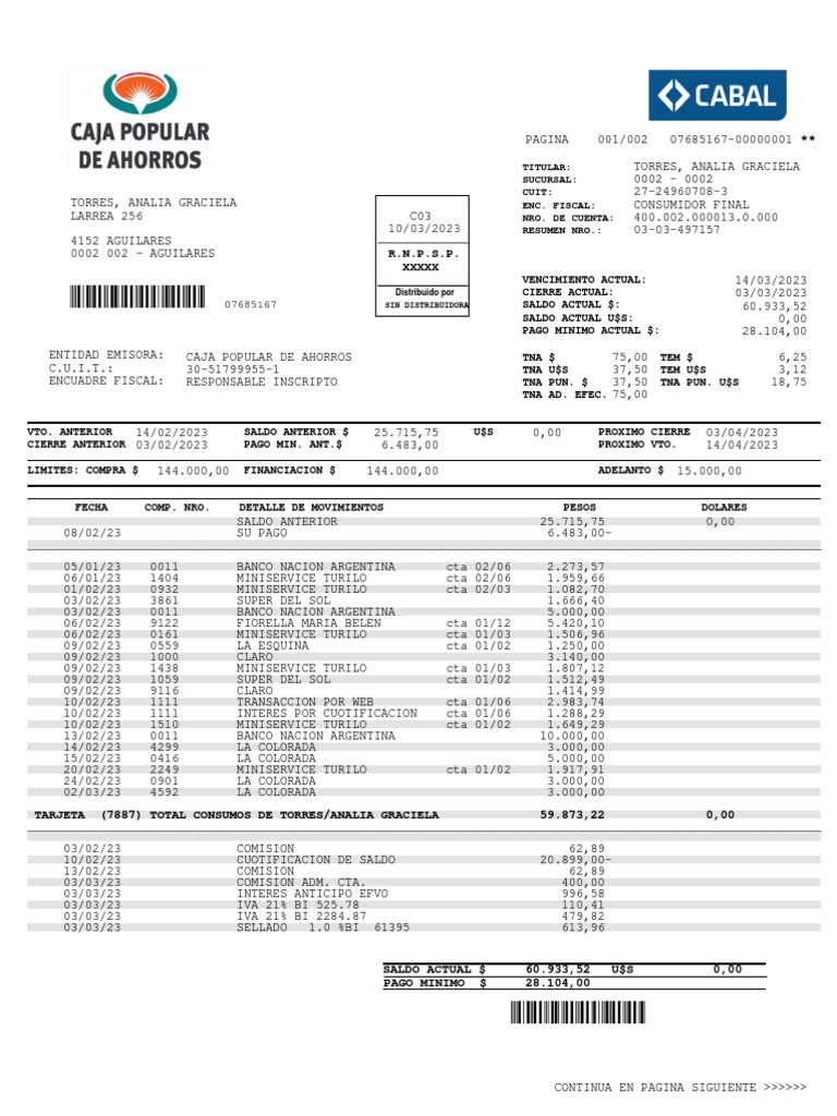 Resumen Electronico | PDF | Impuesto al valor agregado | Tarjeta de crédito