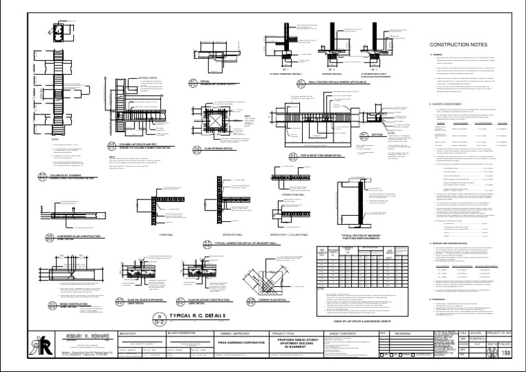 Structural Notes & Details | PDF | Pipe (Fluid Conveyance) | Beam ...