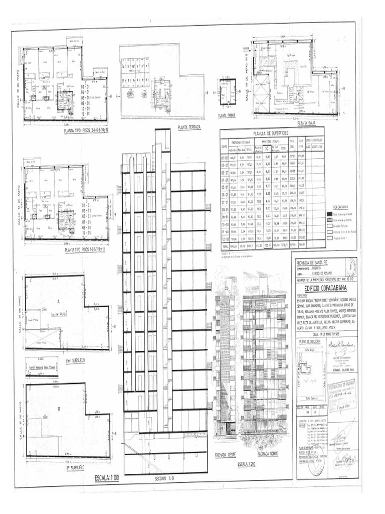 Edificio Copacabana Planos | PDF