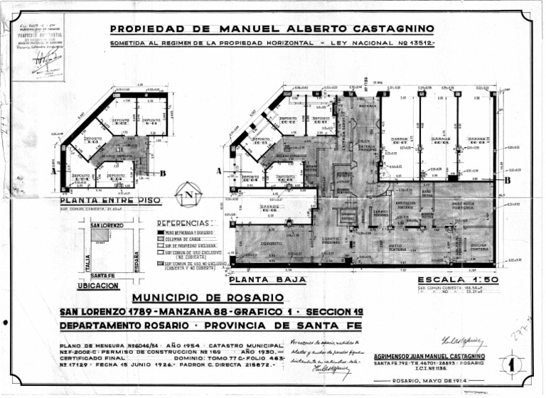 Planos Edificio Castagnino 1 | PDF