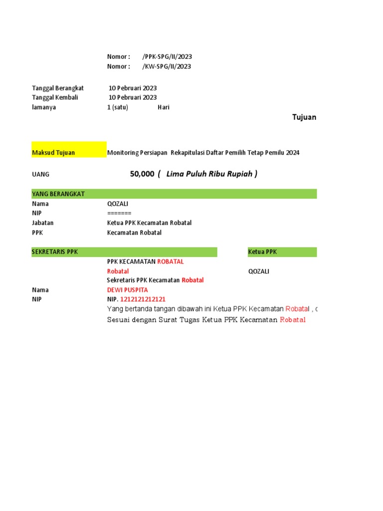 Surat Tugas 9. Kuitansi Dan Bukti Konfirmasi Penyelesaian Tugas PPK | PDF