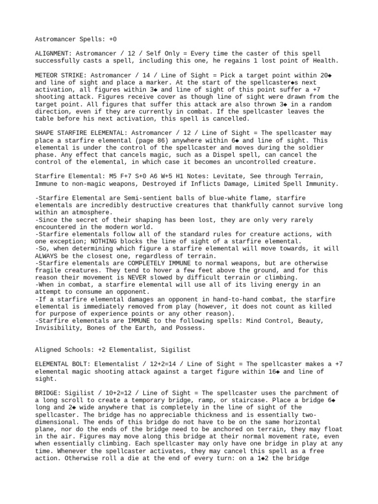 Frostgrave ASTROMANCER Build | PDF