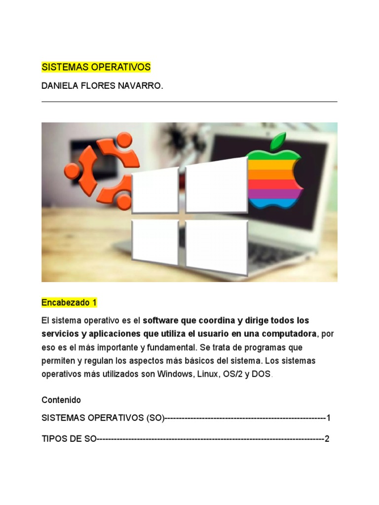 Ejercicio Practico Informatica Semana2 | PDF | Sistema operativo ...