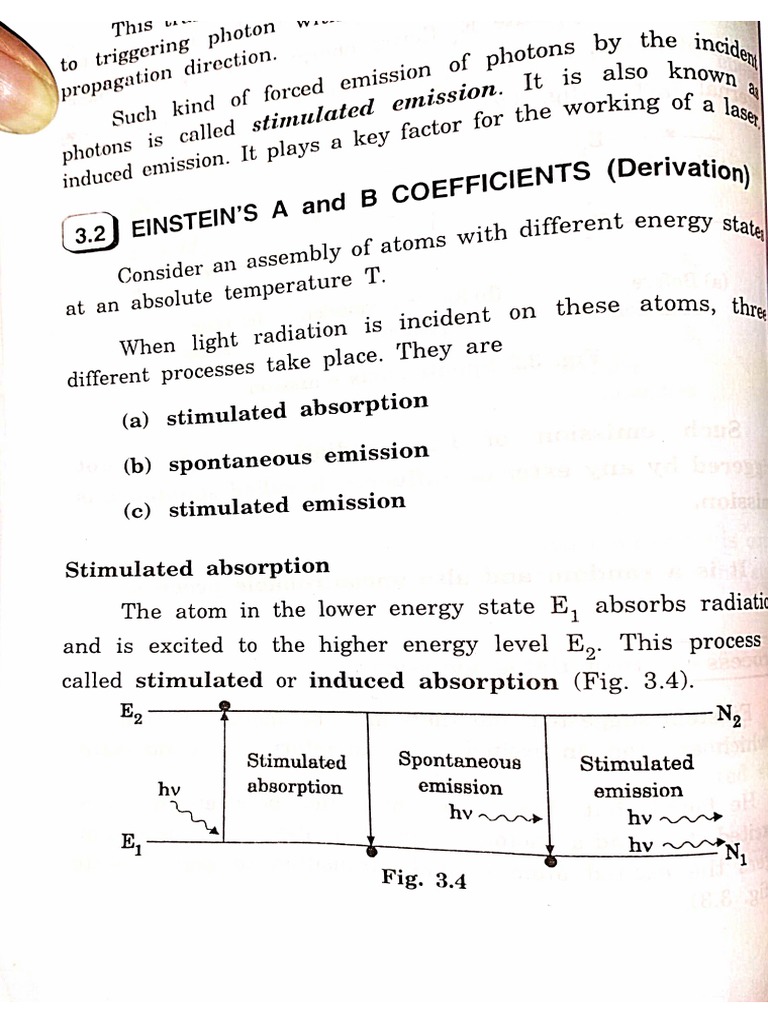 Einstein's Coefficient PDF | PDF
