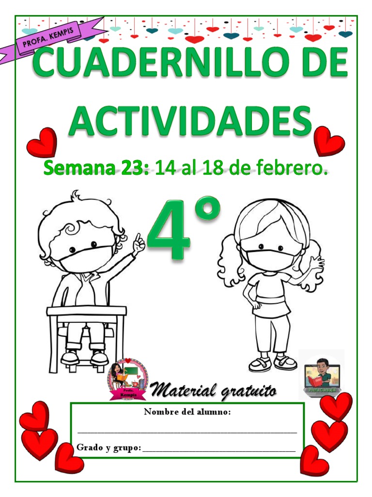 4° S23 CUADERNILLO DE ACTIVIDADES-PROFA KEMPIS | PDF | Amor | México