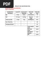 TLE Appetizer Making Scoresheet (Rubrics) | PDF | Cooking | Taste