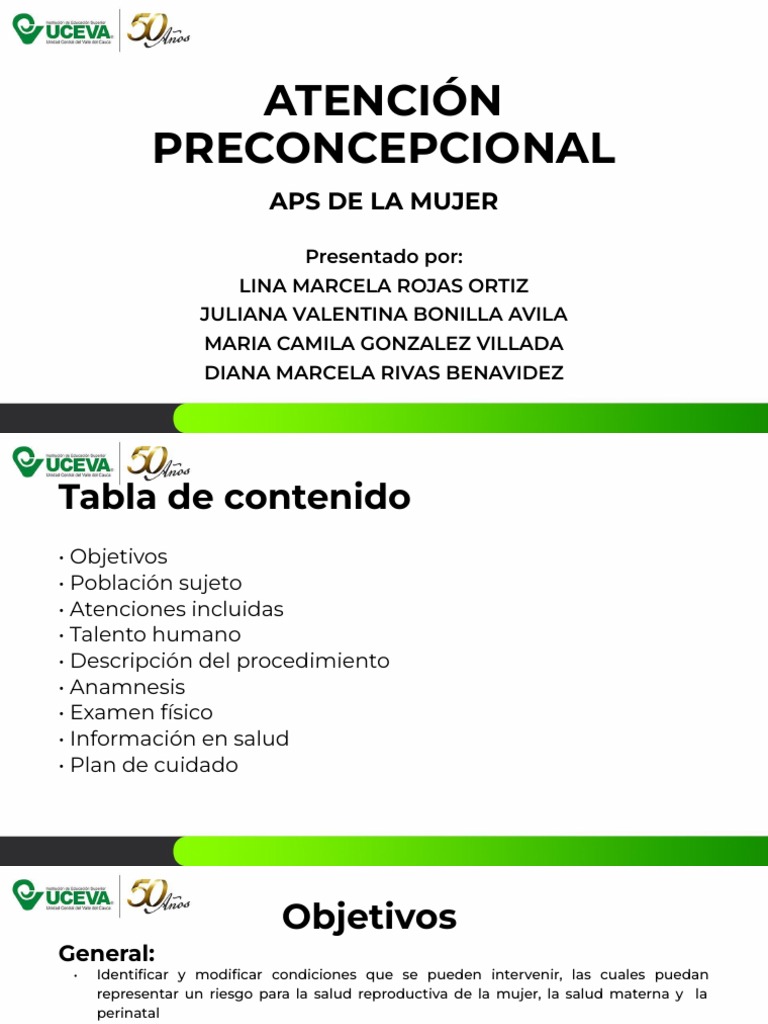 Atencion Preconcepcional | PDF | Reproducción humana | Salud pública