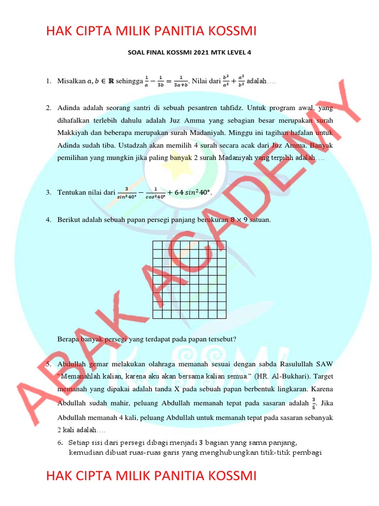 Final MTK LEVEL 4 - Watermark PDF | PDF