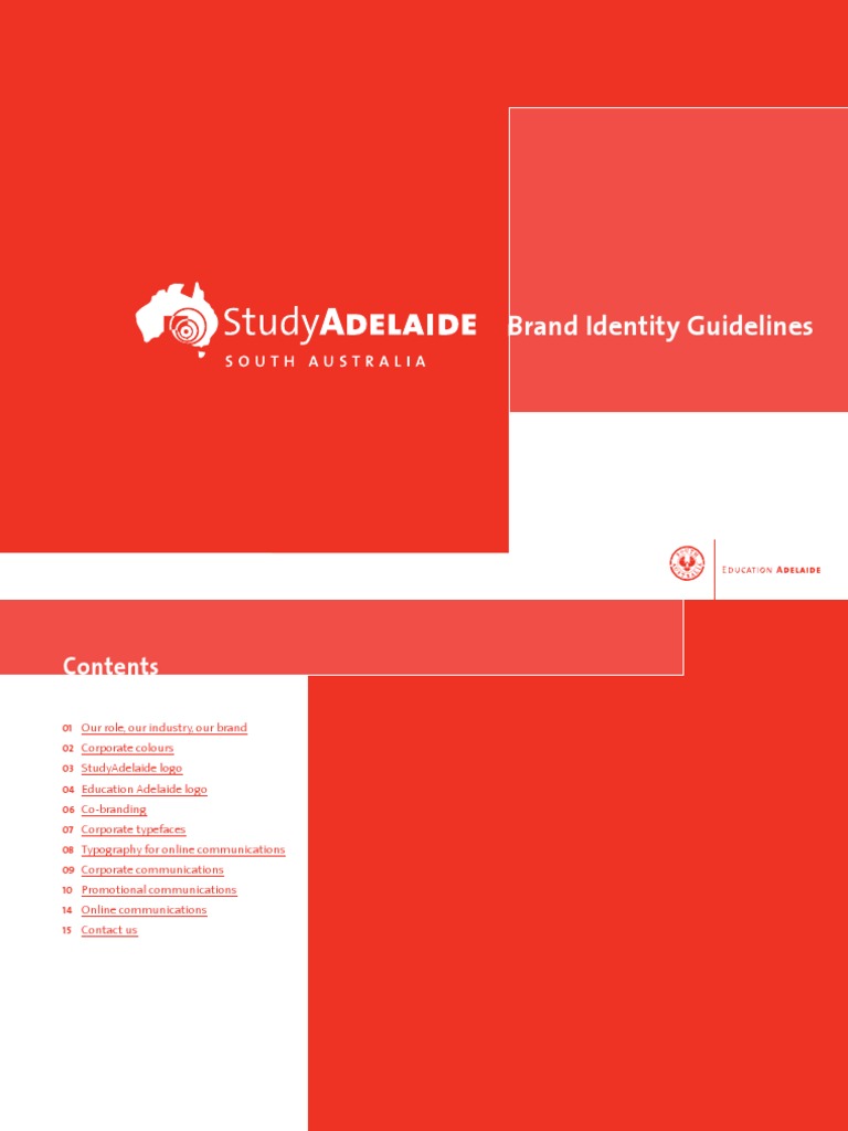 StudyAdelaide Brand Identity Guide | PDF | South Australia | Adelaide