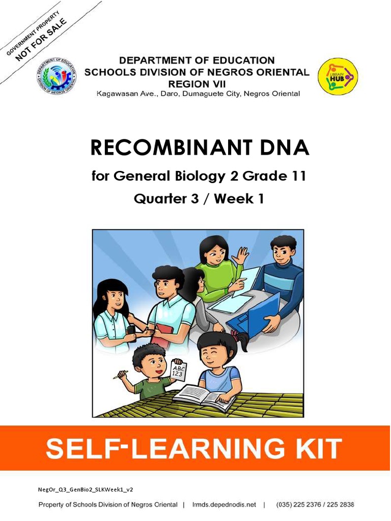 NegOr Q3 GenBio2 SLKWeek1 v2 FINAL-1 | PDF | Genetically Modified Organism | Genetic Engineering