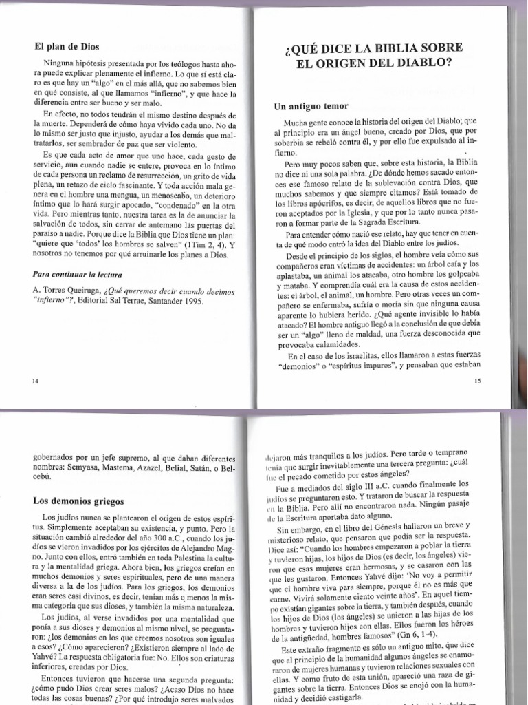 Origen Del Diablo Ariel Álvarez PDF | PDF