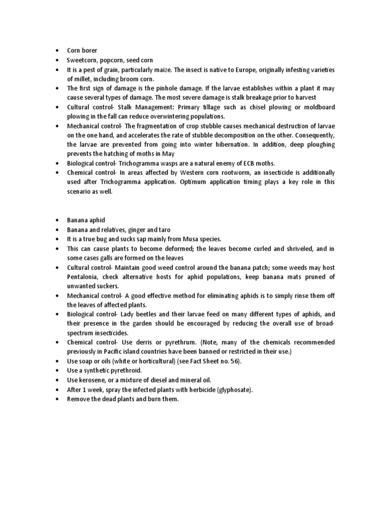 Integrated Pest Management | PDF | Biological Pest Control | Pea