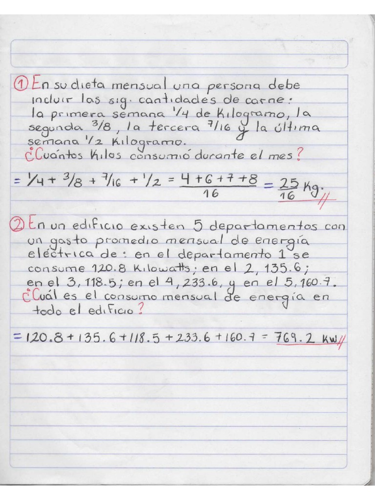 Tarea Ordinario Ej. 1 y 2 | PDF
