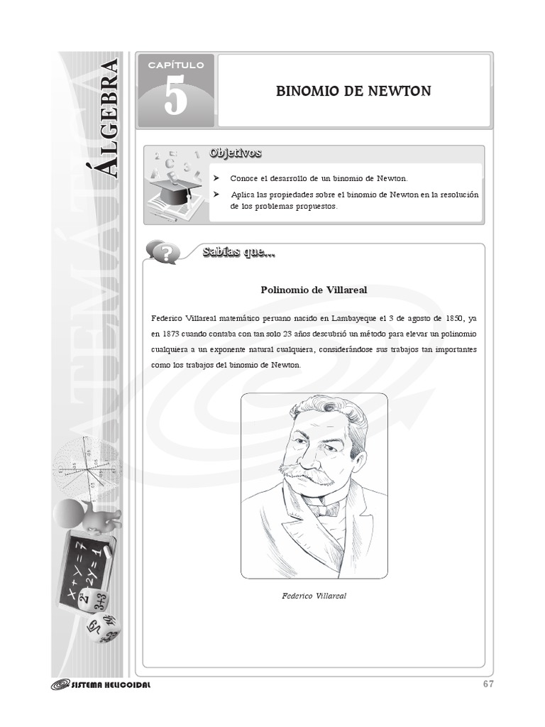 2 - Alg - 5° UNI - Cap5 - 2021 PDF | PDF | Combinatoria | Análisis matemático