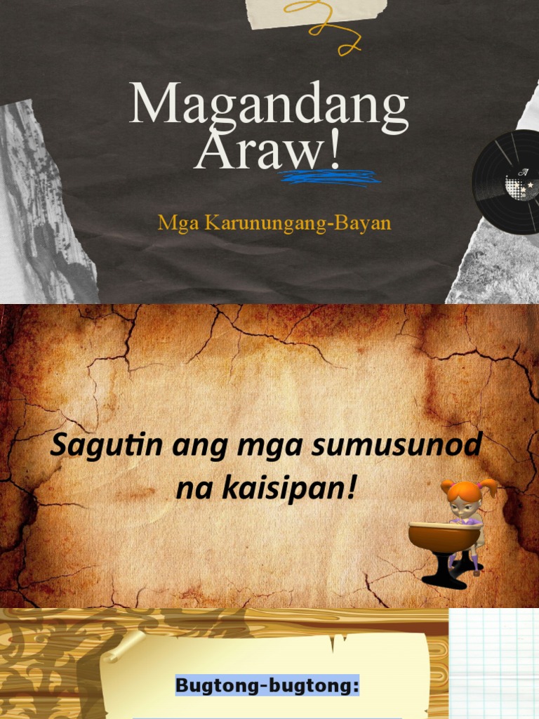 Karunungang Bayan | PDF