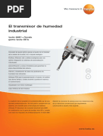 Ficha Técnica - Medidor de Flujo Másico Coriolis FMC | PDF