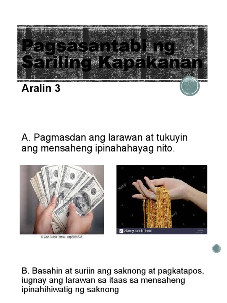 (G10) Aralin 3 - Pagsasantabi NG Sariling Kapakanan | PDF