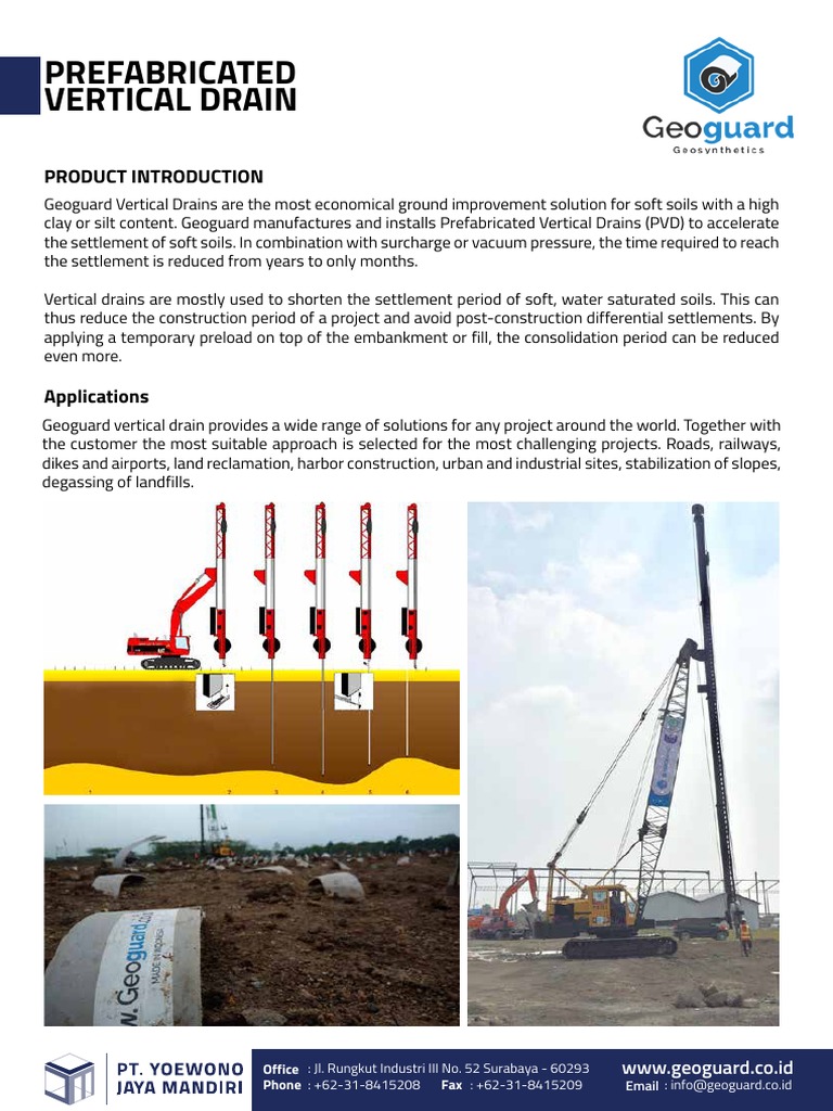 Brosur - PVD (GPVD704) | PDF | Soil | Levee