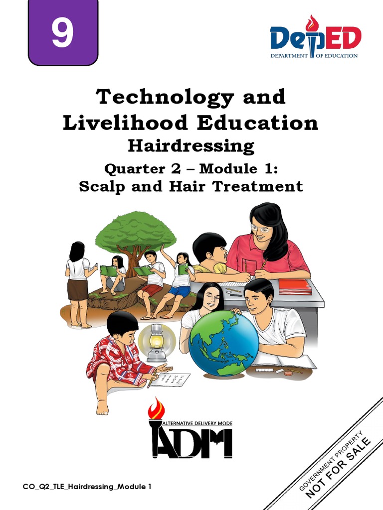 CO2 Q3 TLE-9 Hairdressing Module-1 | PDF | Hair | Shampoo