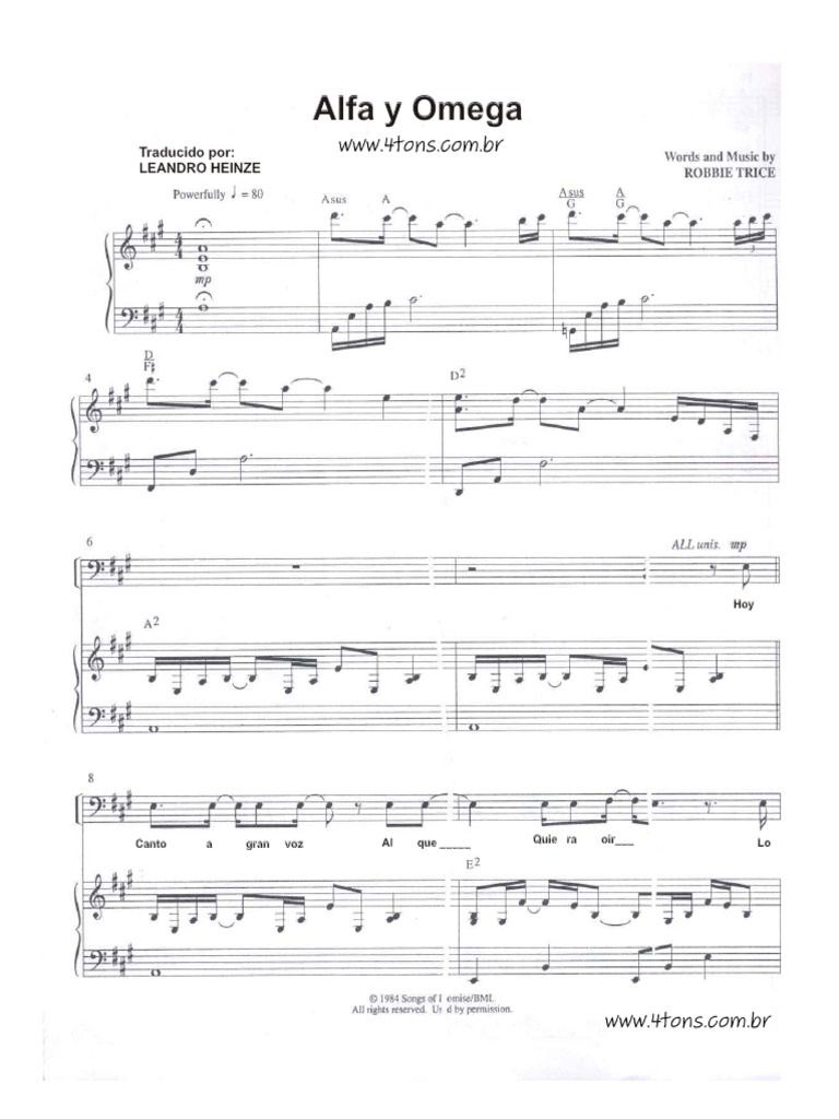 Cuarteto-Alfa y Omega-Alfa e Ômega PDF | PDF