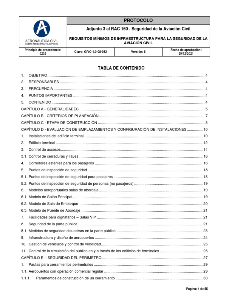 Adjunto 3 Al RAC 160 | PDF | Aeropuerto | Transporte