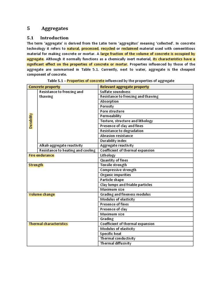 Chapter 5 | PDF | Concrete | Construction Aggregate