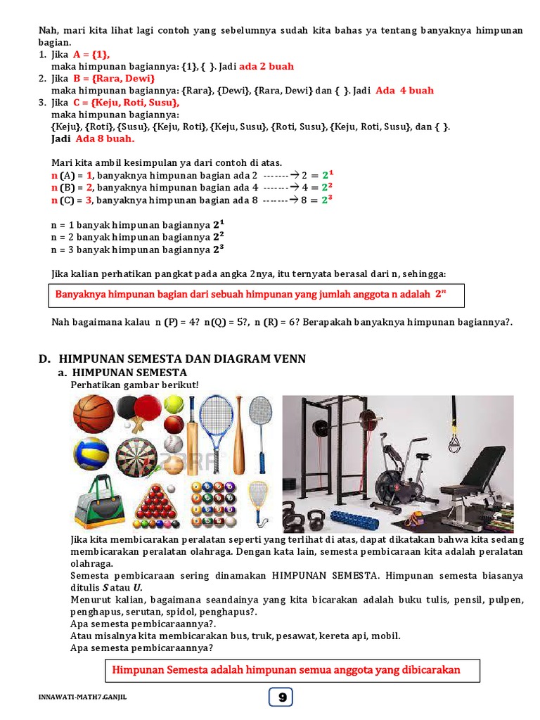 Himp Semesta Dan Diagram Venn | PDF