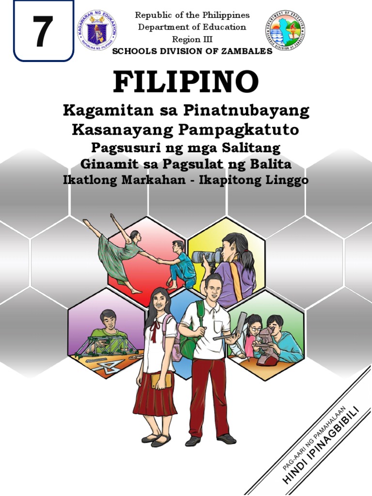 Pagsusuri NG Mga Salitang Ginamit Sa Pagsulat NG Balita - Fil7 - q3 ... Pagsusuri NG Mga Salitang Ginamit Sa Pagsulat NG Balita - Fil7 - q3 ...