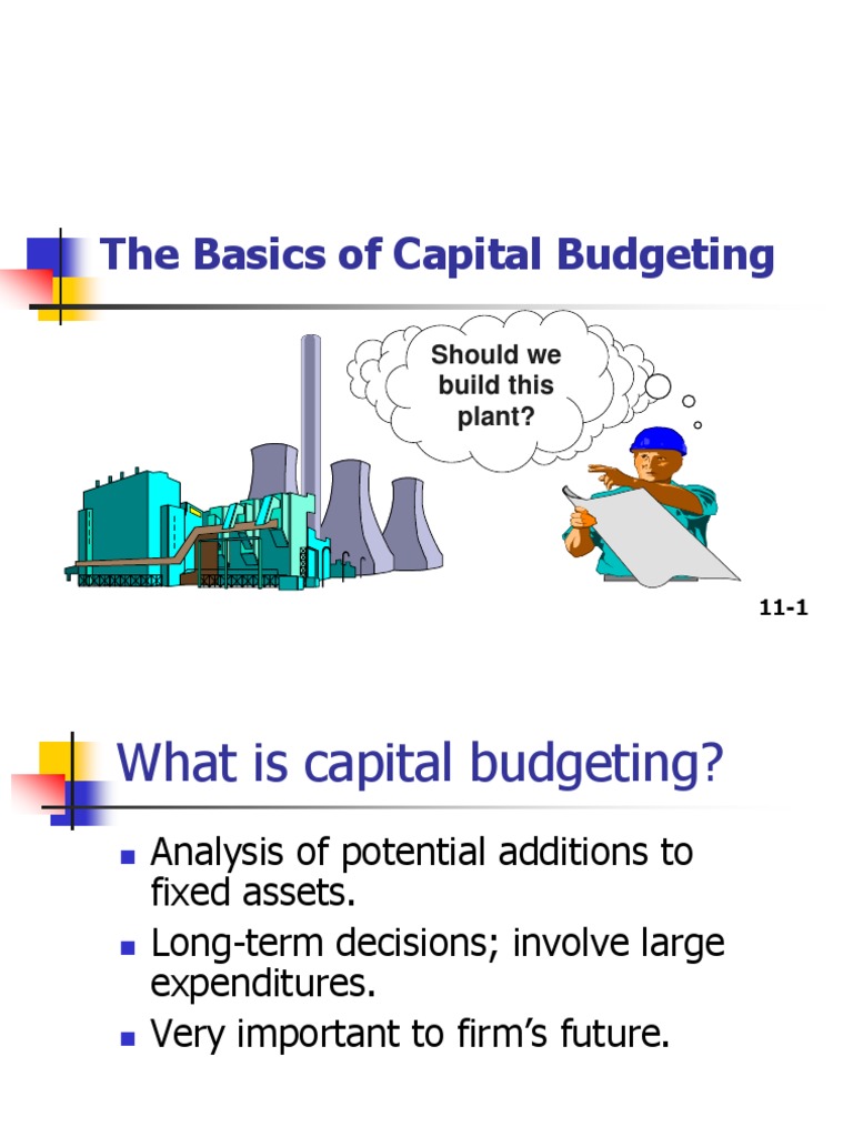 The Basics of Capital Budgeting | PDF | Capital Budgeting | Net Present Value