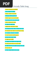 The Elements Song by Tom Lehrer (Lyrics) | PDF | Atoms | Chemical Elements