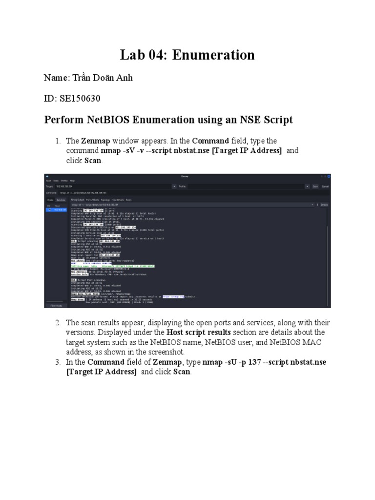 LAB04 - IA1602 - TRẦN DOÃN ANH - SE150630 | PDF | Domain Name System | Networking Standards