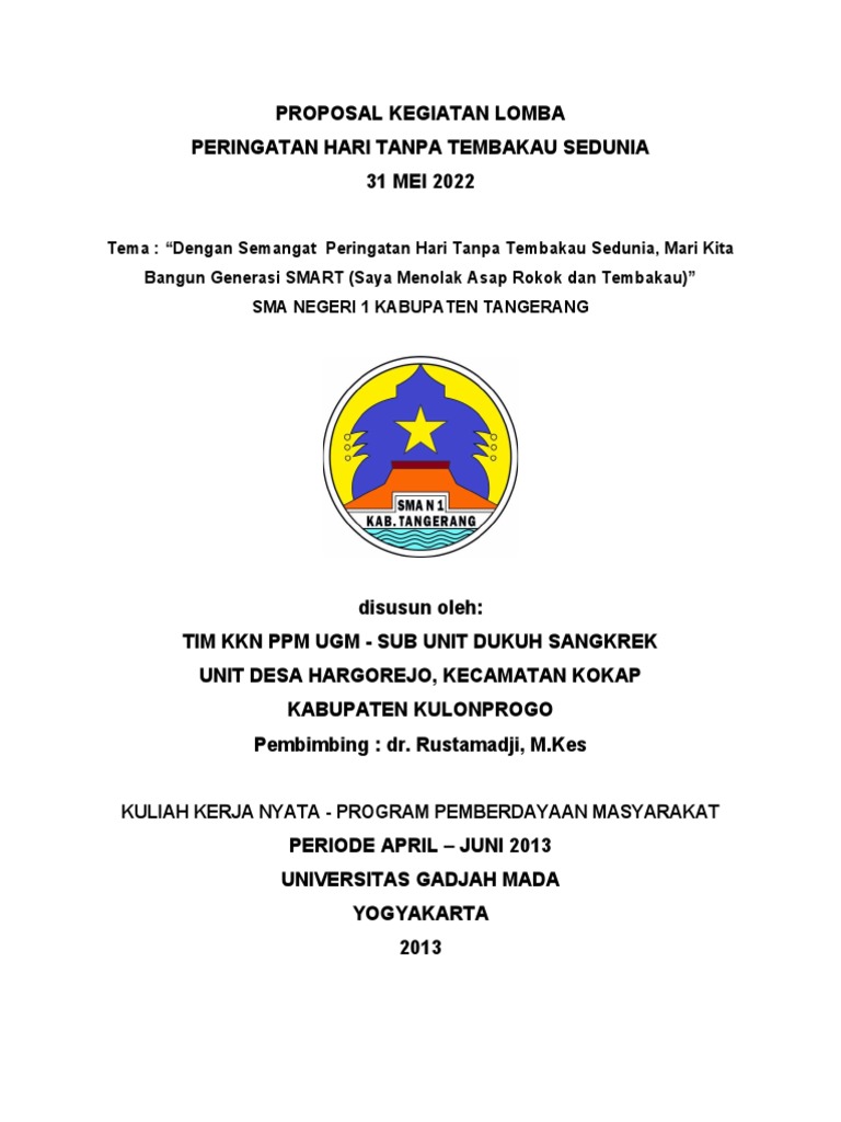 Proposal Kegiatan Lomba | PDF