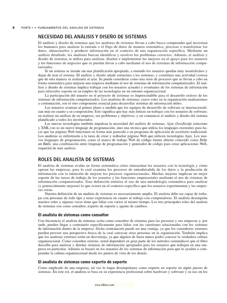 Info - Fundamentos Del Analisis de Sistemas | PDF | Software | Sistema ... Info - Fundamentos Del Analisis de Sistemas | PDF | Software | Sistema ...