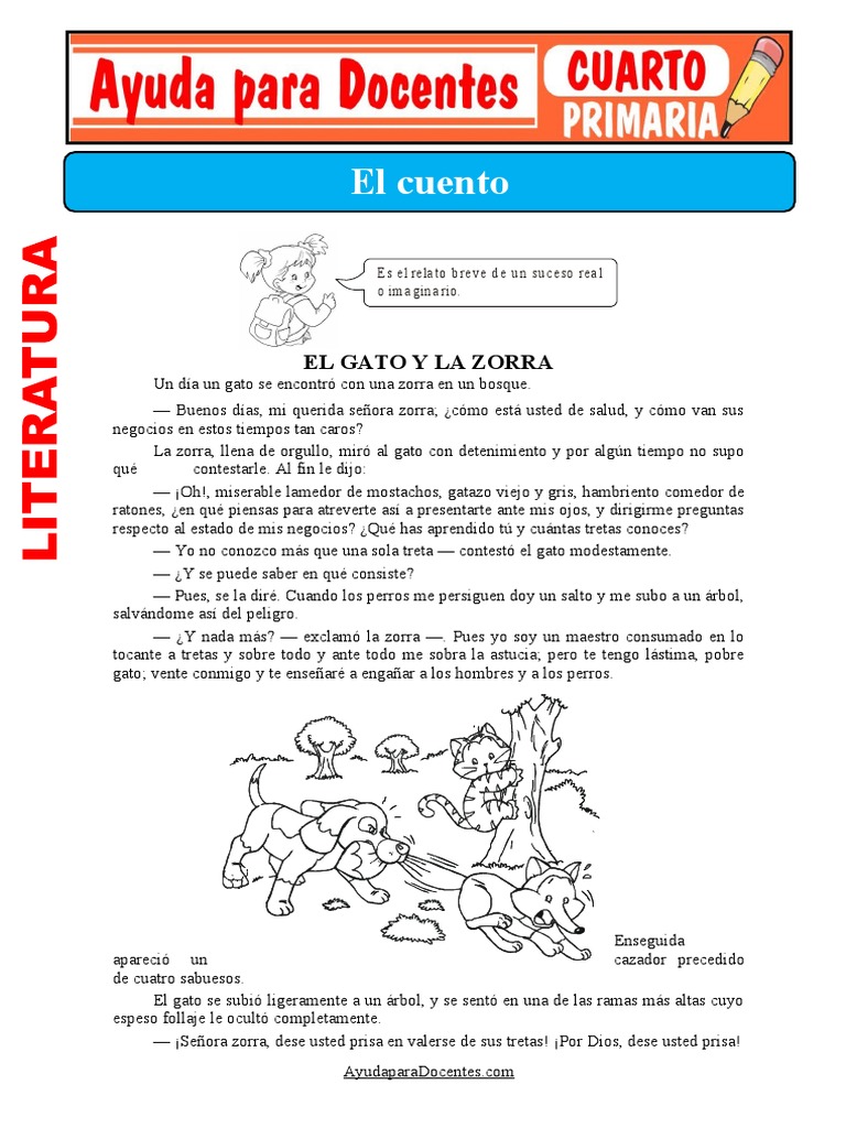 El Cuento Para Cuarto De Primaria Pdf