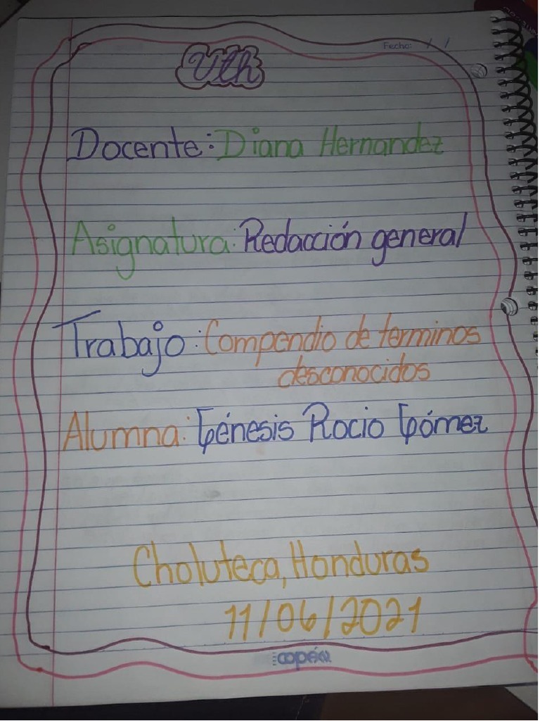 Compendio de Palabras Desconocidas PDF | PDF