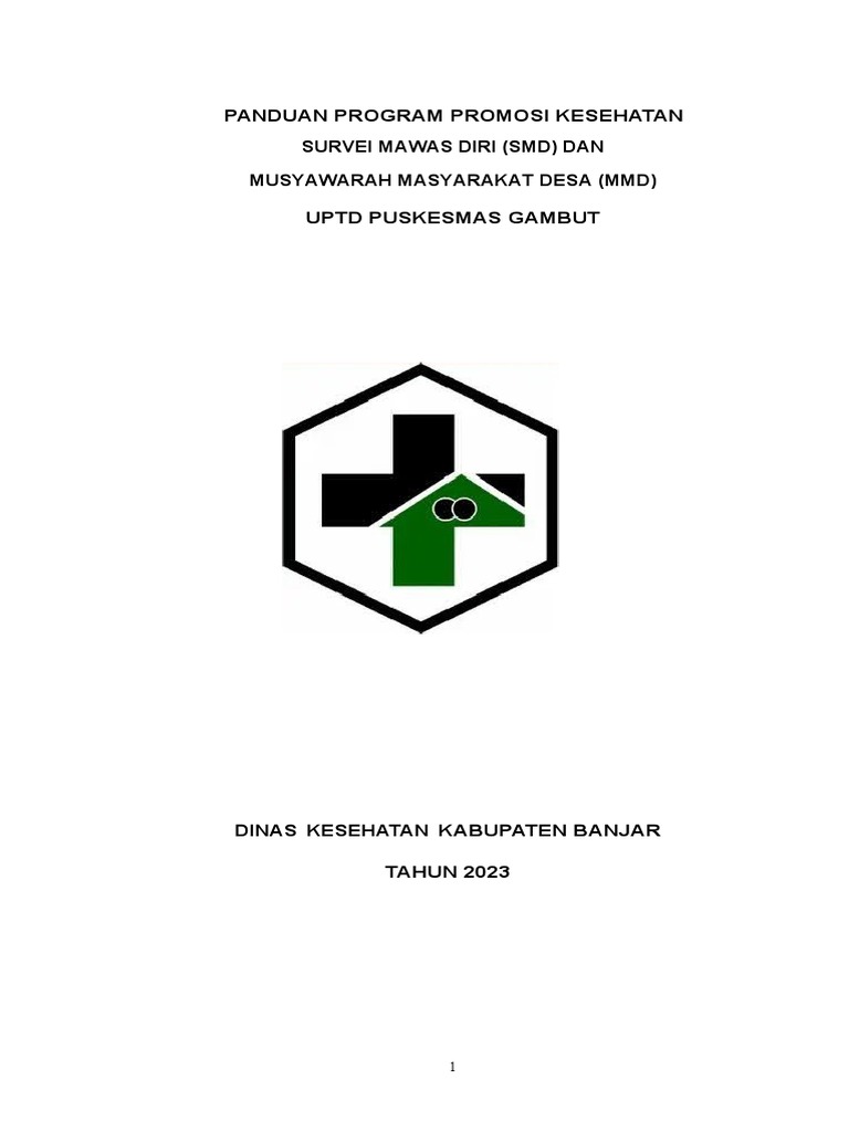 Panduan SMD MMD 2023-1 | PDF