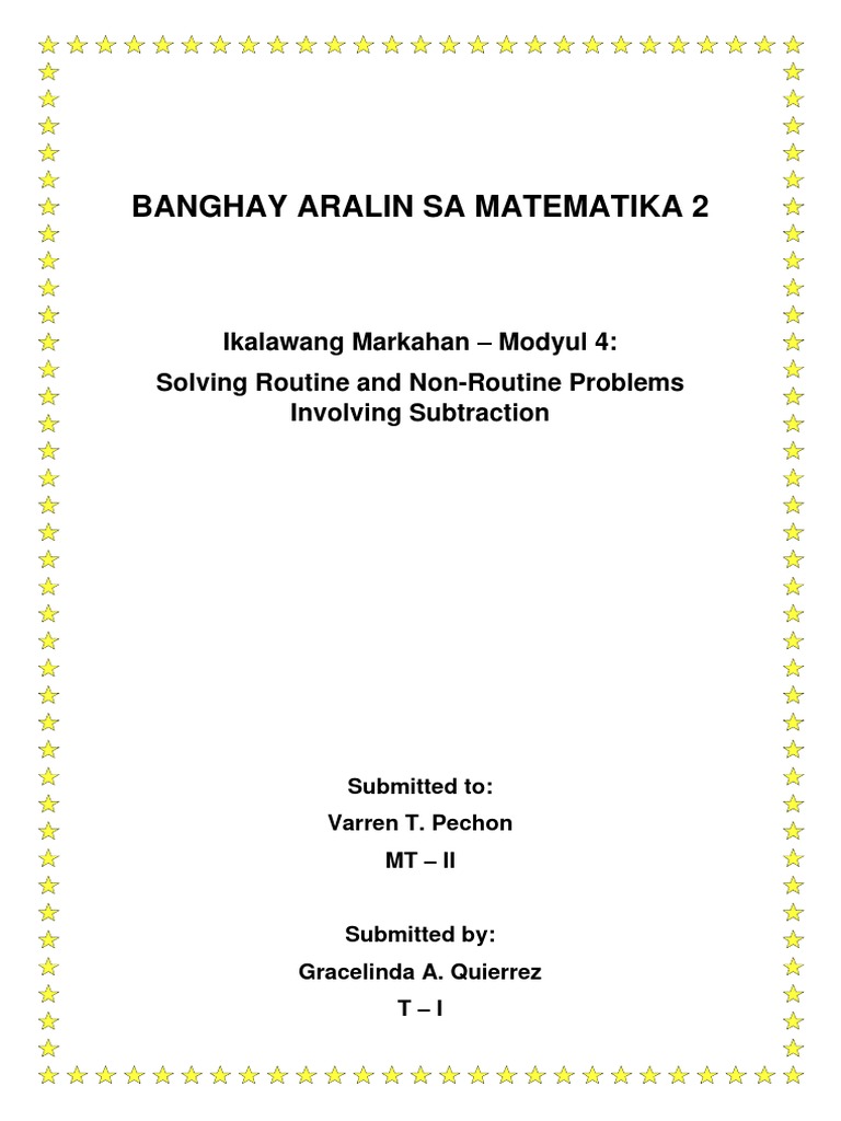 Banghay Aralin Sa Matematika | PDF Banghay Aralin Sa Matematika | PDF