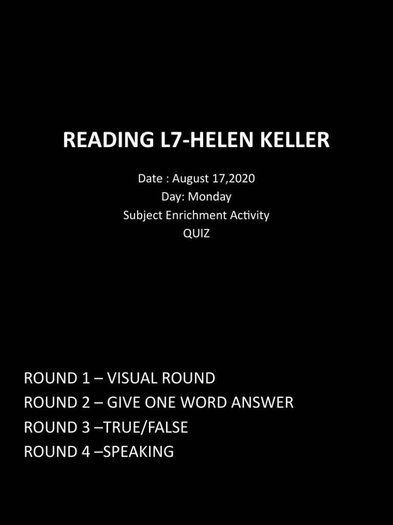 English - Subject Enrichment Activity | PDF