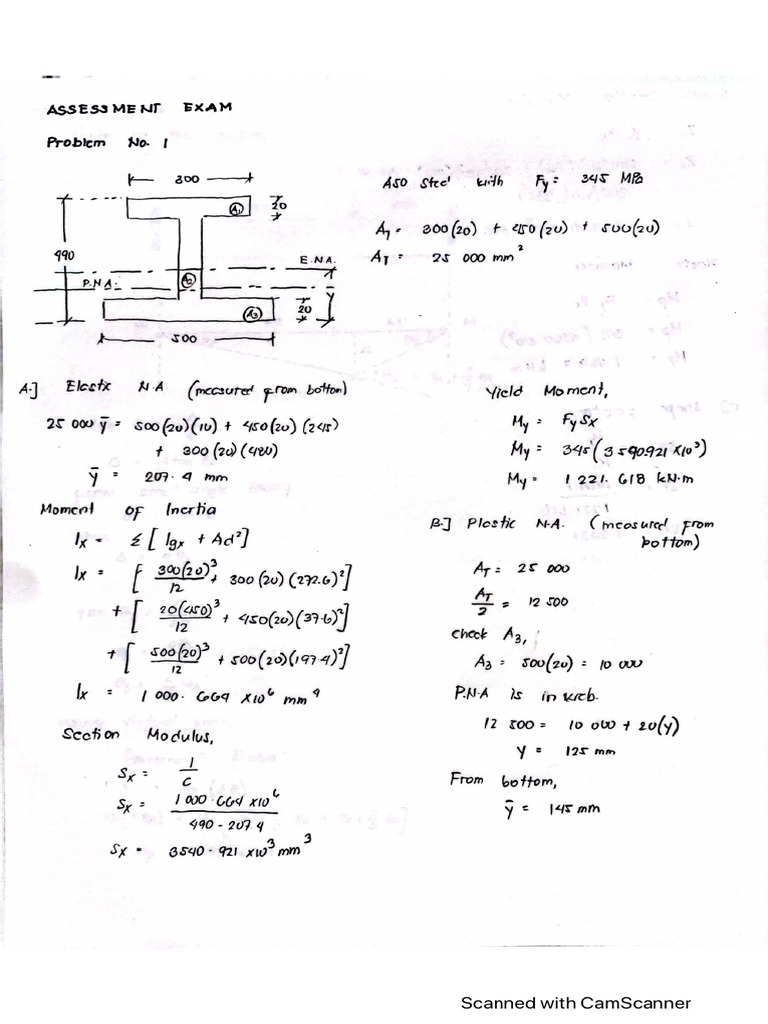 Cie 096 Assessment Exam Solution PDF | PDF