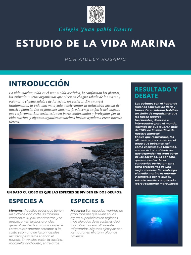 Poster Cientifico | PDF | Mar | Agua
