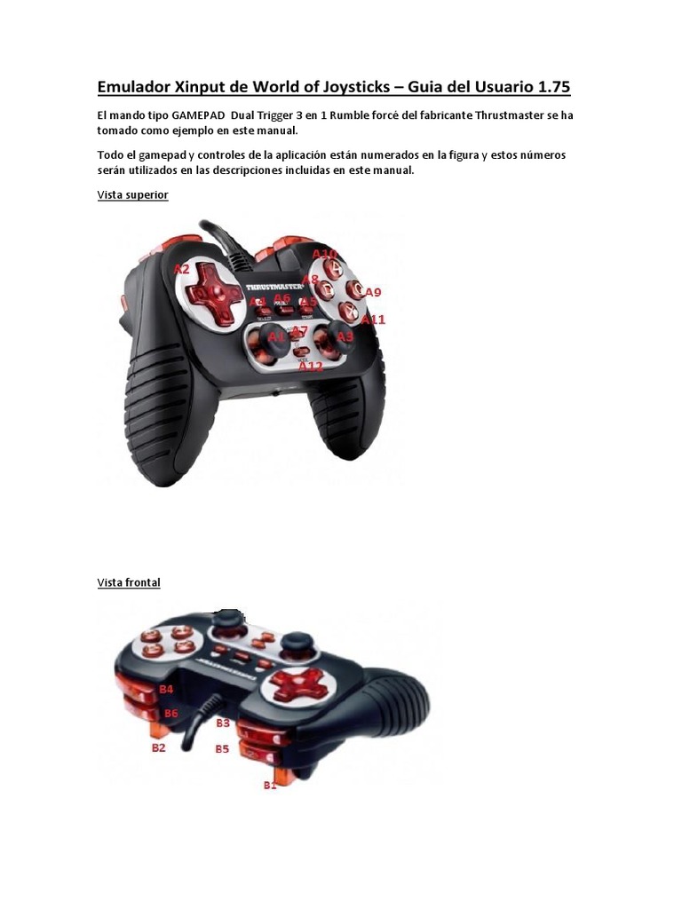 WoJ XInput Emulator - User Guide - Spanish | PDF | Ventana (informática ...