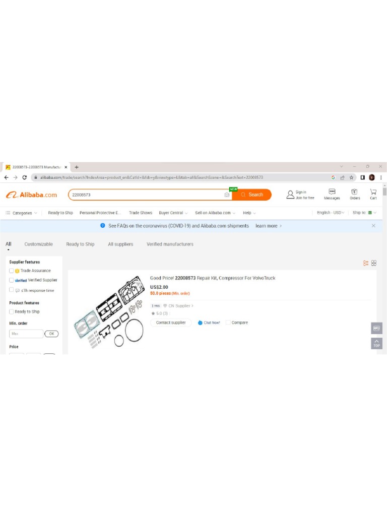 Repair Kit Compressor | PDF