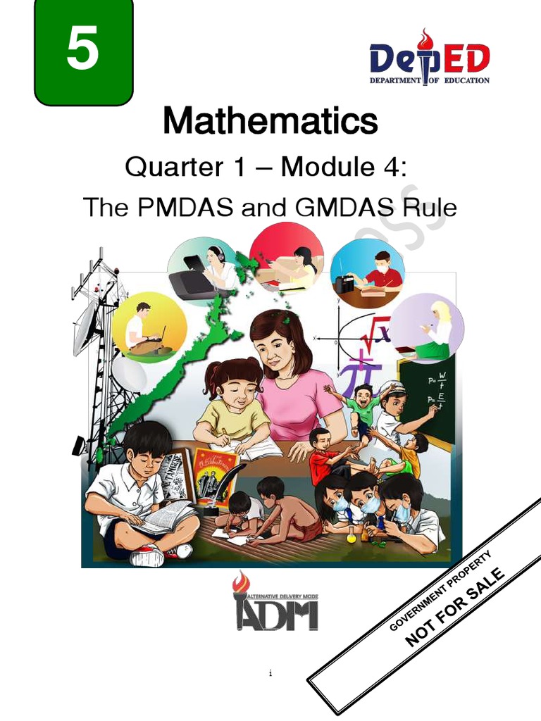 Mathematics 5 - Q1 - Module 4 | PDF | Learning | Behavior Modification