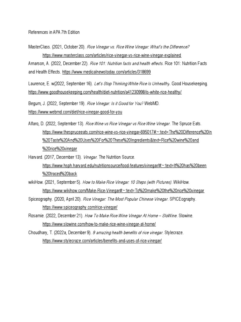 References in APA 7th Edition | PDF