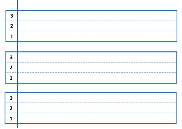 PLANTILLA TRIPLE RENGLÓN PARA PIZARRA INDIVIDUAL | PDF