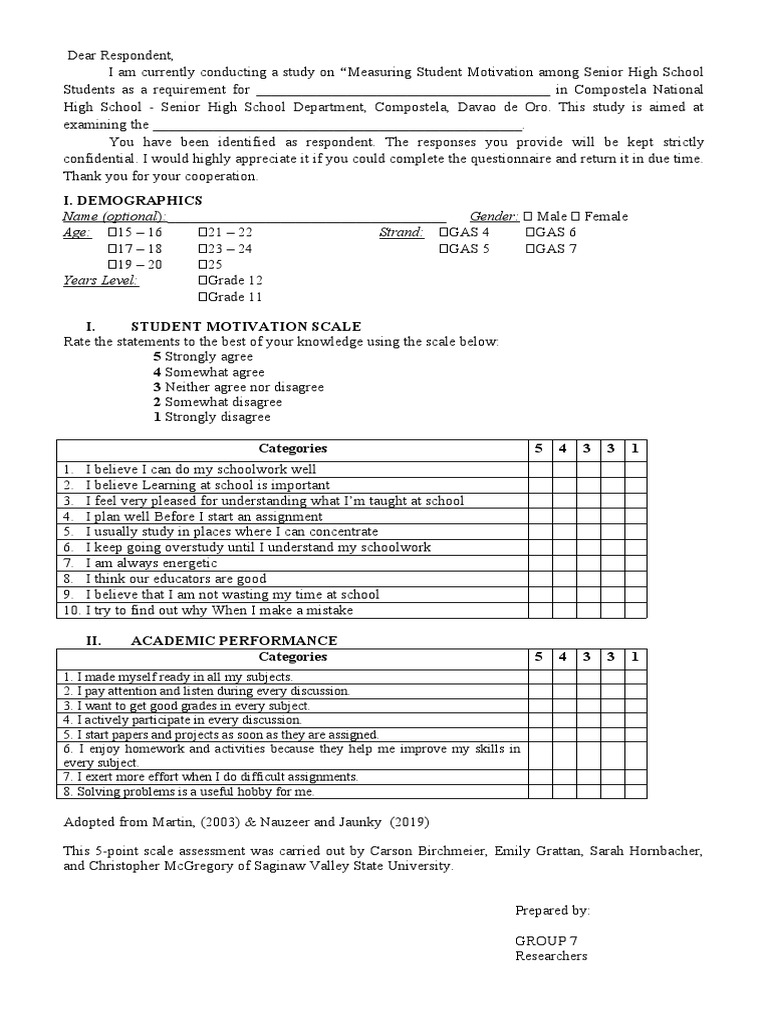 Questionnaire Meldred | PDF | Cognitive Science | Psychology